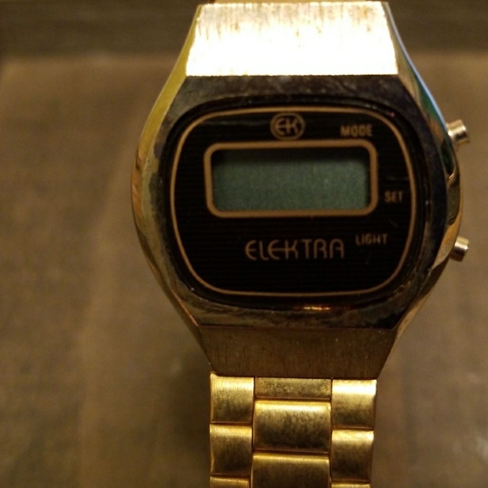 Vintage Elektra Digital Watch - Gem